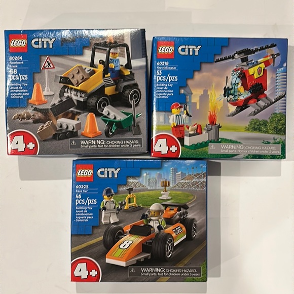 Lego | Toys | Brand New 3 Lego City Building Toys | Poshmark